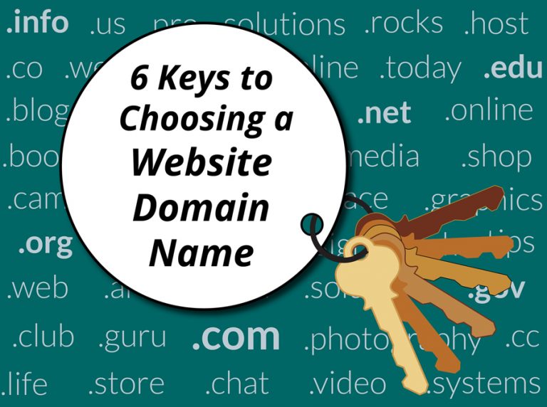 6 Keys to Choosing a Website Domain Name - LD CreativeMedia